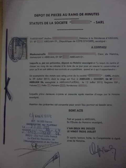 eRegulations Côte d'Ivoire